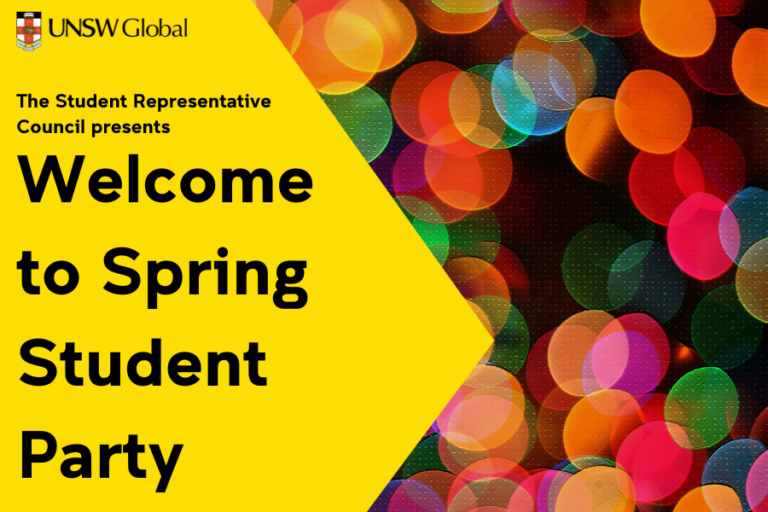 Welcome to Spring Student Party – UNSW College Current Students Website