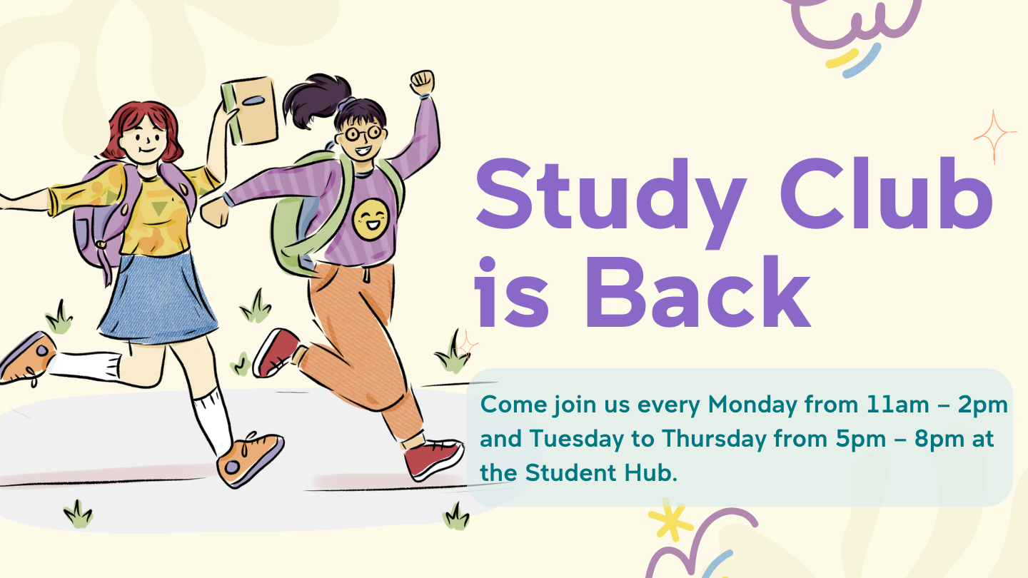 Gear up to crush those academic goals because Study Club is back for ...