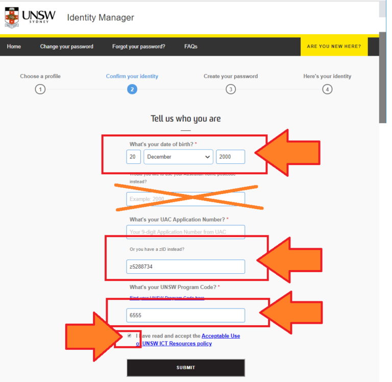 Activate your UNSW student account (zID) – UNSW College Current ...
